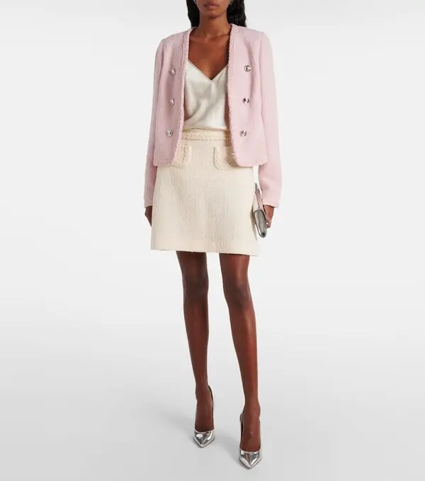 Giambattista Valli Wool-blend Tweed Jacket