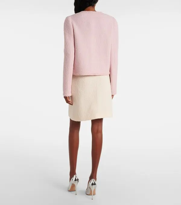 Giambattista Valli Wool-blend Tweed Jacket
