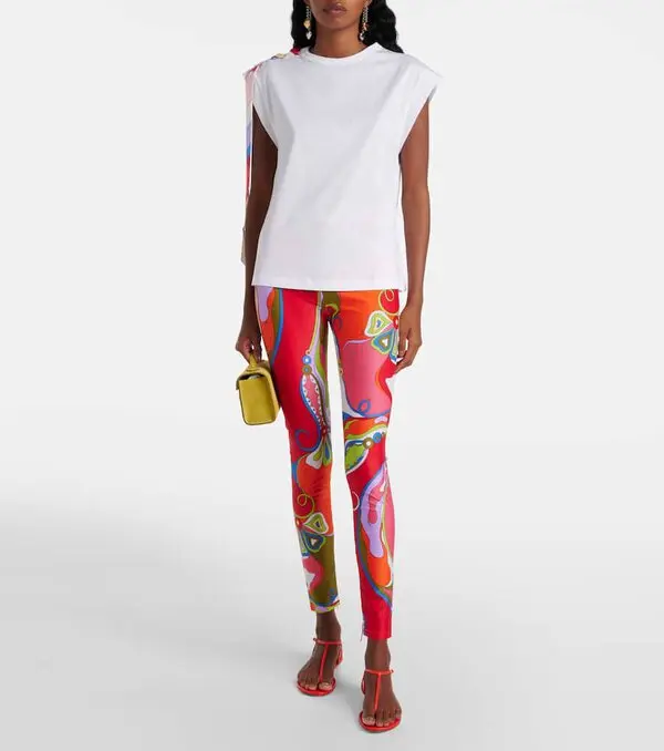 Emilio Pucci Iride Cotton Jersey T-shirt - White