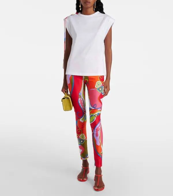 Emilio Pucci Iride Cotton Jersey T-shirt - White