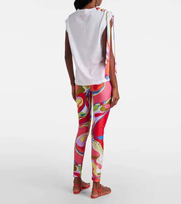 Emilio Pucci Iride Cotton Jersey T-shirt - White
