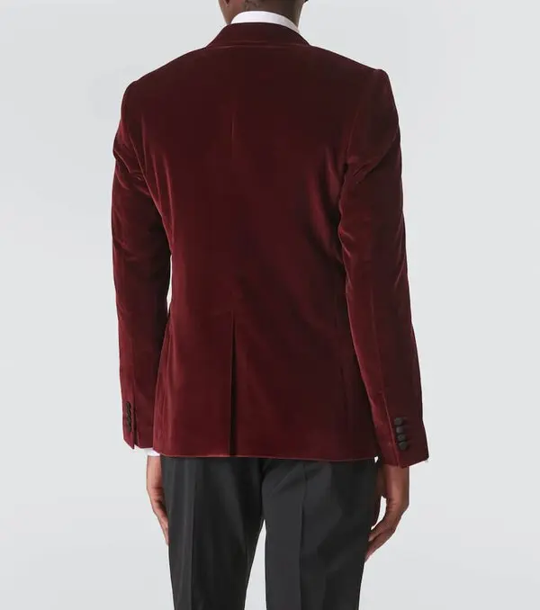 Dolce & Gabbana Cotton-blend Velvet Tuxedo Jacket