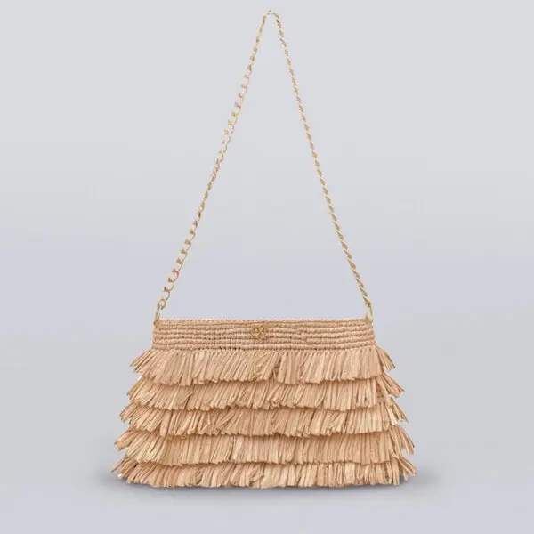Christian Lacroix Raffia Crossbody Bag