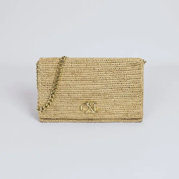 Christian Lacroix Raffia Crossbody Bag
