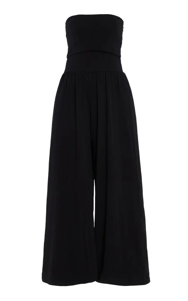 BY MALENE BIRGER Marciel Strapless Jumpsuit - Black