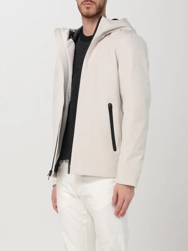 Woolrich Hooded Zip-up Jacket - Sand