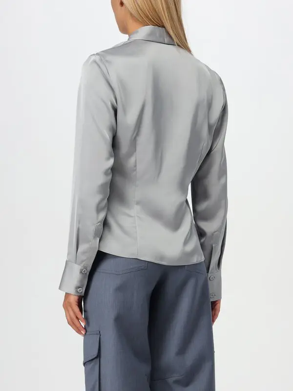 HANITA Long Sleeve Knot Detailed Shirt