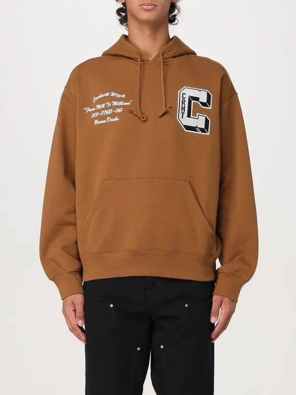 carhartt tobacco sweatshirt Carhartt Work In Progress Sweatshirt In Tobacco - 31% Off