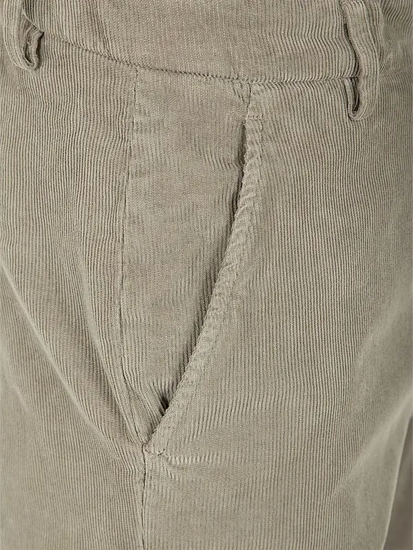 DONDUP Tailored Corduroy Trousers - Dove Grey