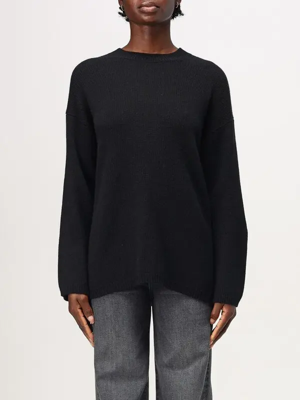 ALLUDE Pullover Sweater - Black