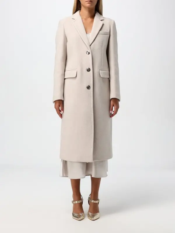 Liu Jo Single Breasted Coat - Beige