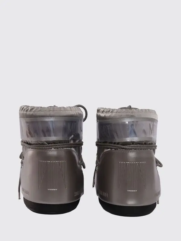 Moon Boot Lace-up Boots - Silver