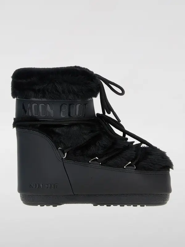 Moon Boot Lace-up Boots - Black