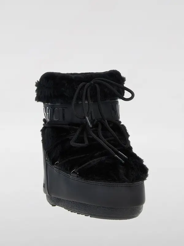 Moon Boot Lace-up Boots - Black