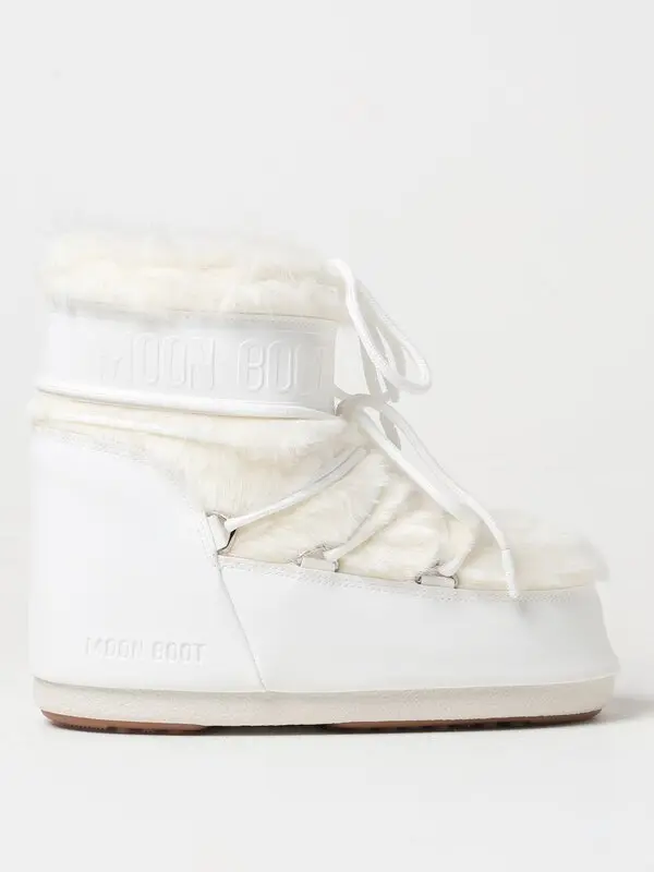 Moon Boot Lace-up Boots - White