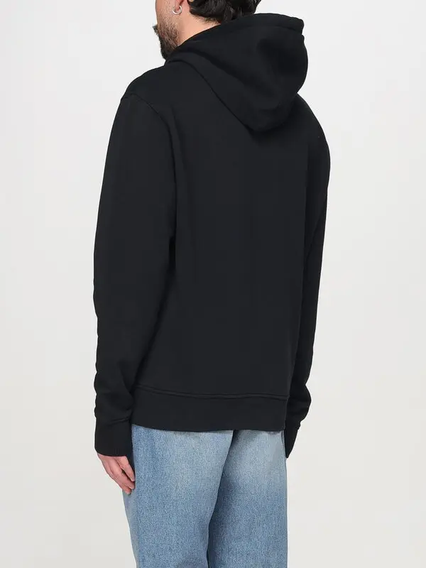 AMI Paris Sweatshirt With Embroidered Logo - Black