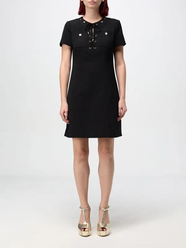 chinese dress ladies Michael Kors Collection Women's Lace Short-Sleeve Minidress - Optic White Floral Lace