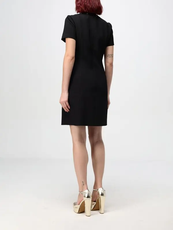 Michael Kors Lace Up Short Sleeve Dress In Black - 60% Off | Editorialist