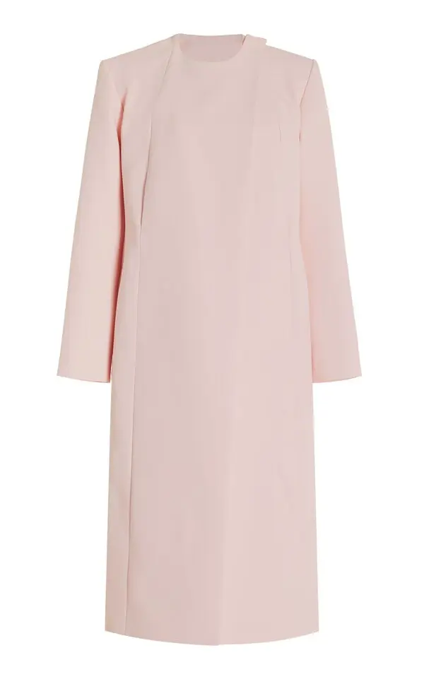Delpozo Satin Crepe Mid-length Coat
