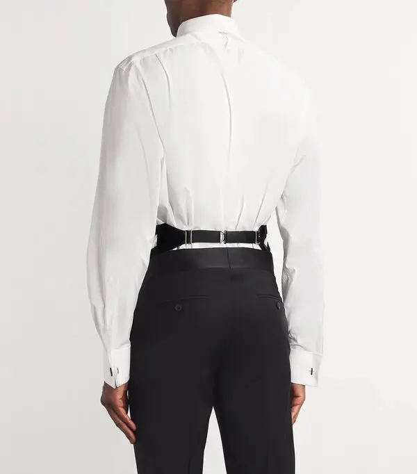 Giorgio Armani Silk Cummerbund - Black