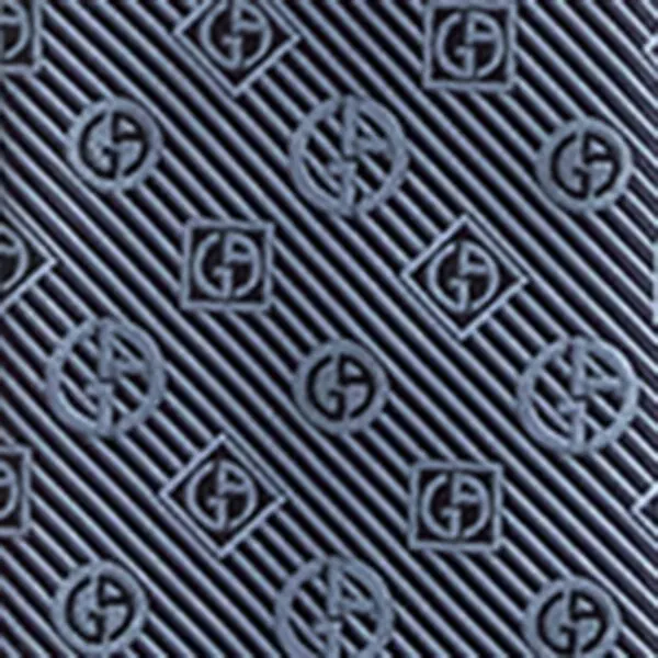 Giorgio Armani Silk Monogram Jacquard Neck Tie