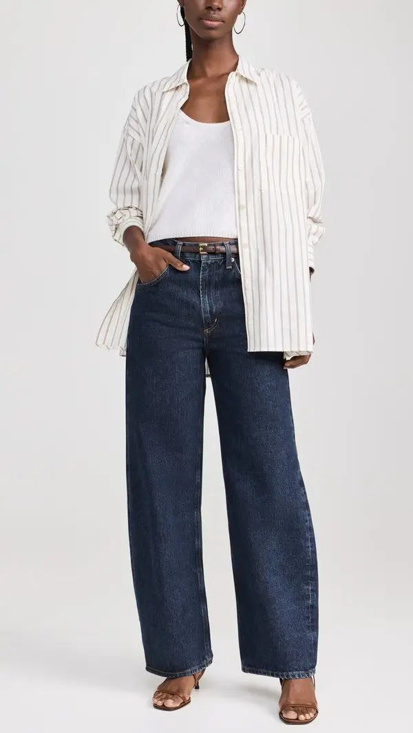 AGOLDE Low Curve Wide Leg Jeans