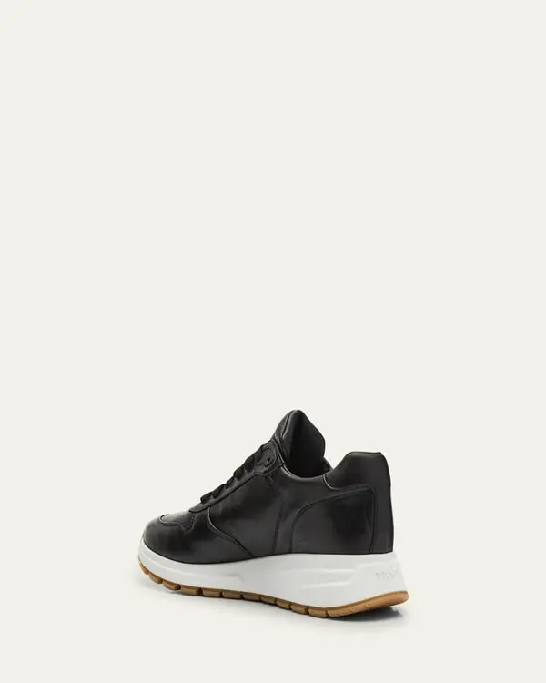 Prada Prax Napa Leather Sneakers