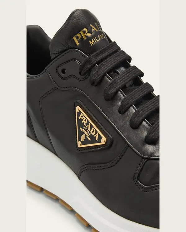 Prada Prax Napa Leather Sneakers