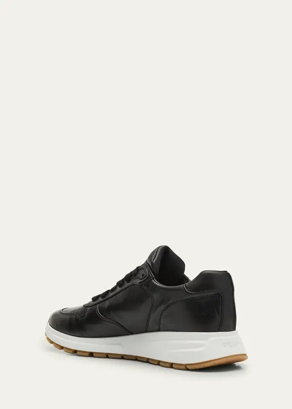 Prada Prax Napa Leather Sneakers