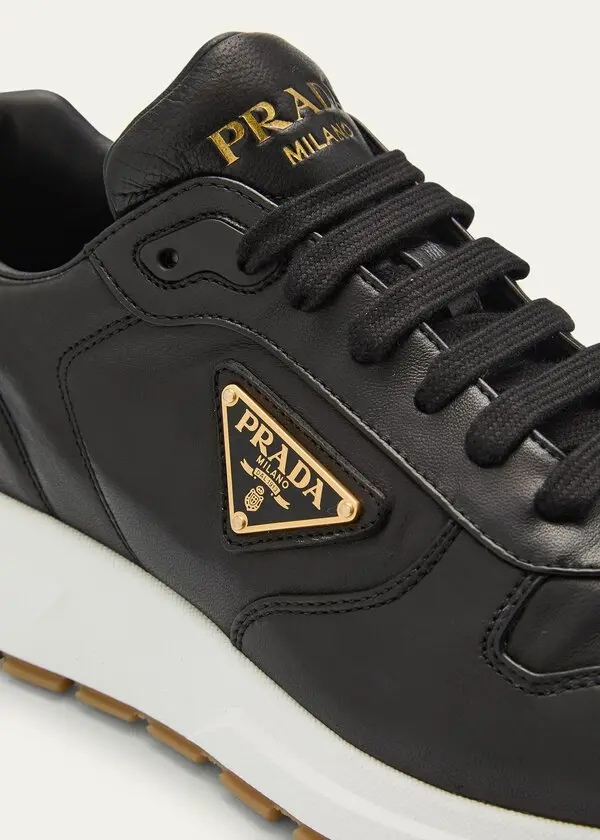 Prada Prax Napa Leather Sneakers