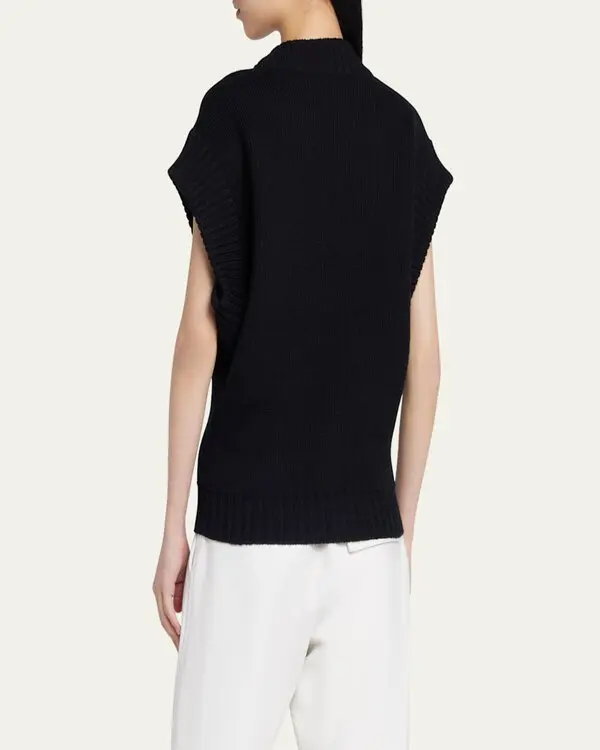 Bottega Veneta Short Sleeve Wool Sweater