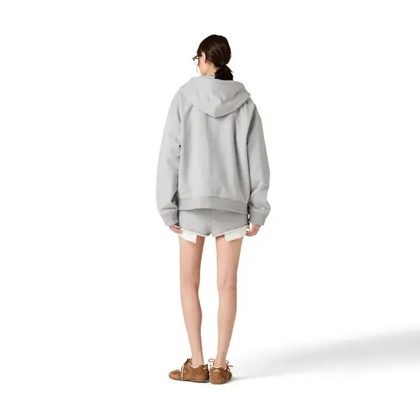 Miu Miu Cotton Fleece Shorts