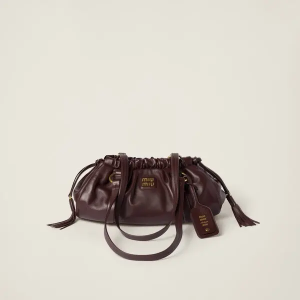 Miu Miu Joie Nappa Leather Bag