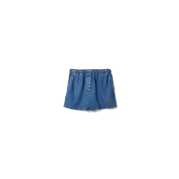 Miu Miu Denim Bermudas