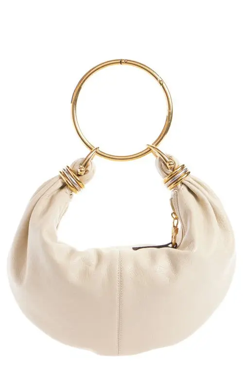 Chloé Small Bracelet Hobo Bag - Beige