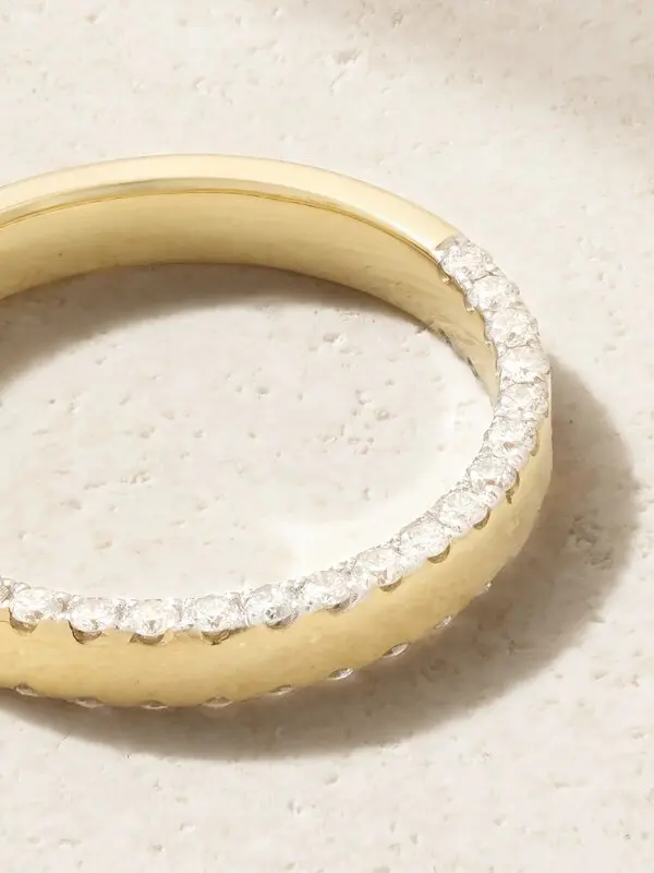 Yvonne Léon Grignotée 9-karat Diamond Ring