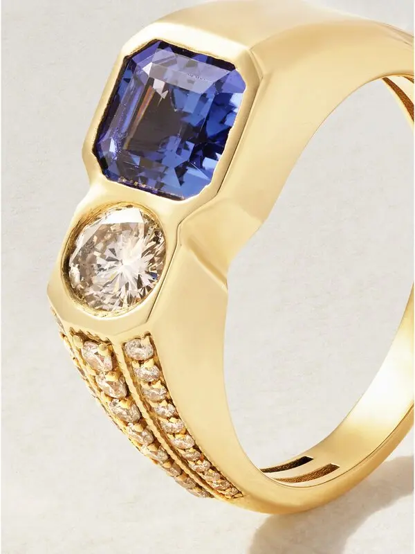 Jacquie Aiche 18-karat Tanzanite, And Diamond Ring