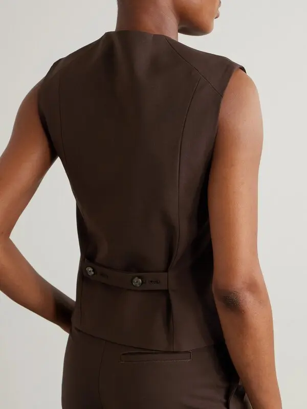 Loulou De Saison Teora Stretch-wool Vest
