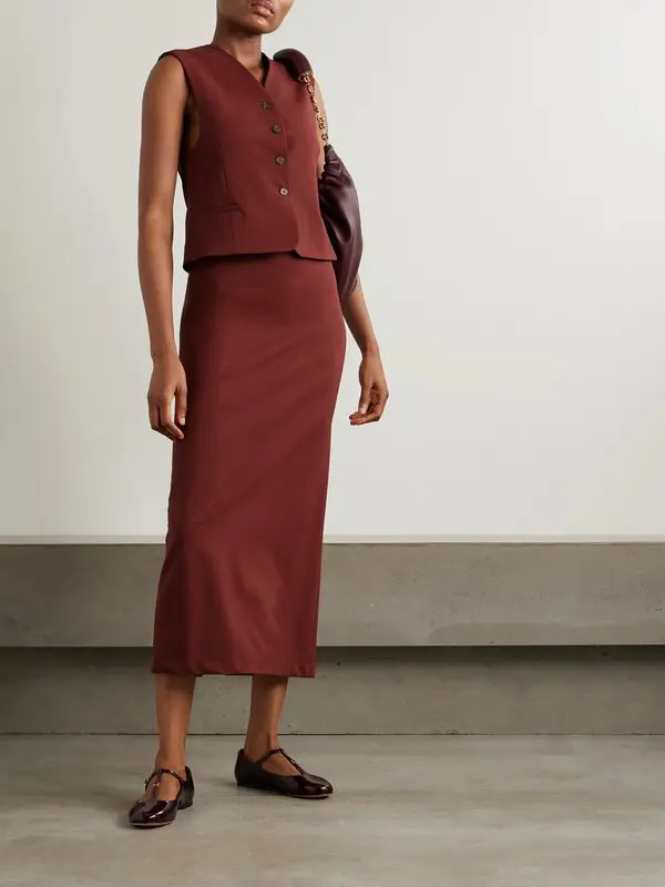Loulou De Saison Teora Stretch-wool Vest