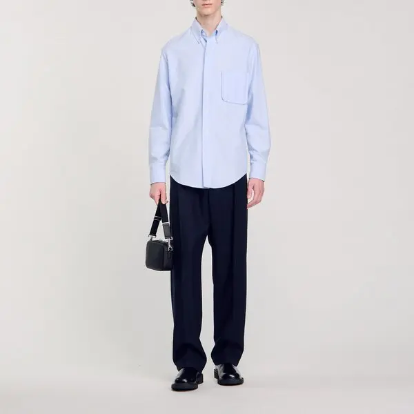 Sandro Oxford Flannel Shirt