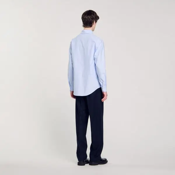 Sandro Oxford Flannel Shirt