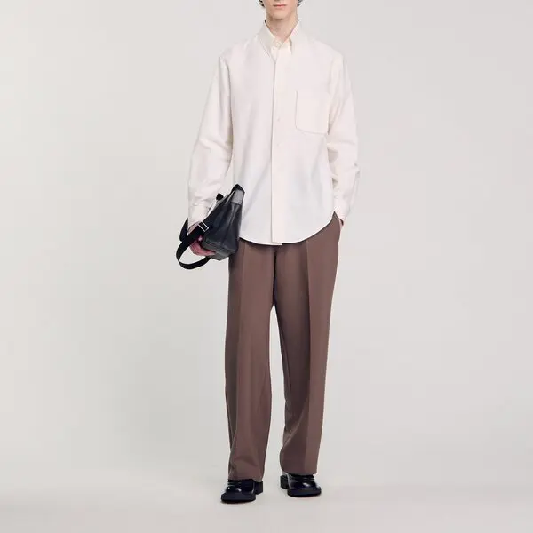Sandro Oxford Flannel Shirt