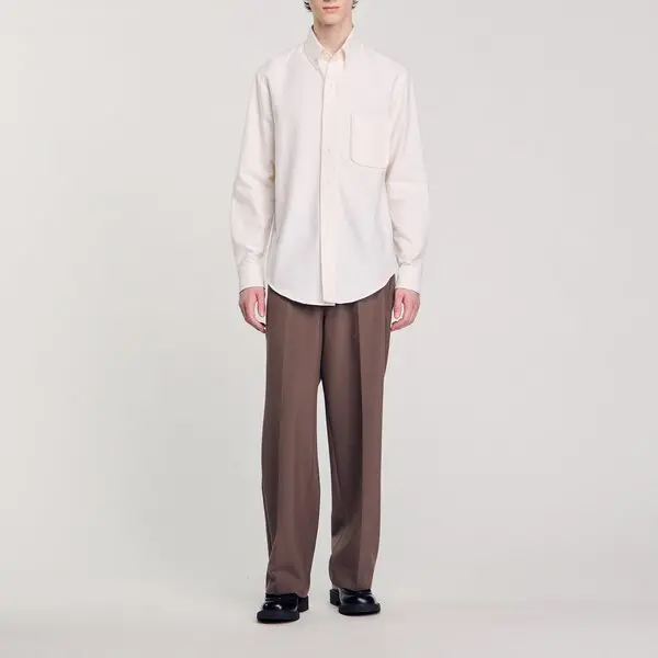 Sandro Oxford Flannel Shirt