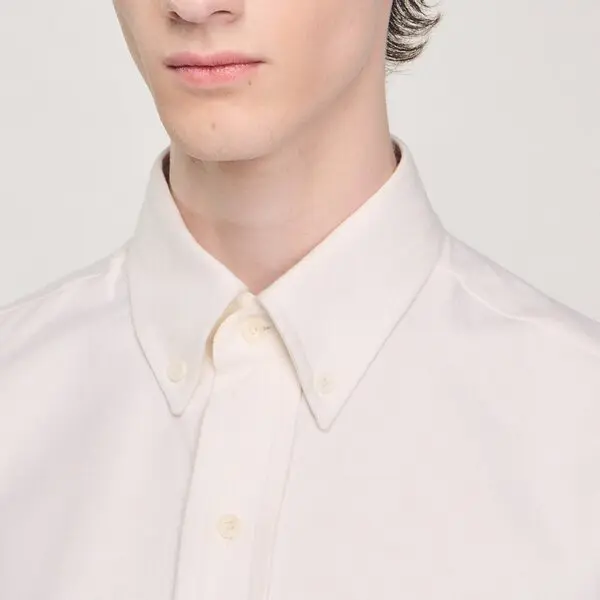 Sandro Oxford Flannel Shirt