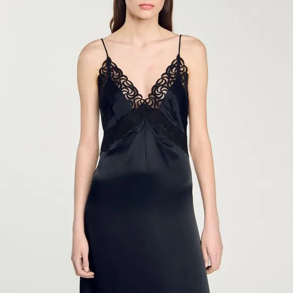 Sandro Lace Maxi Dress