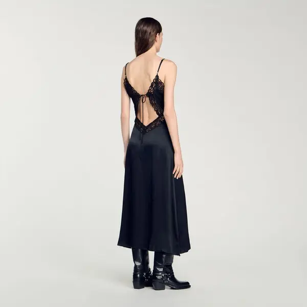 Sandro Lace Maxi Dress