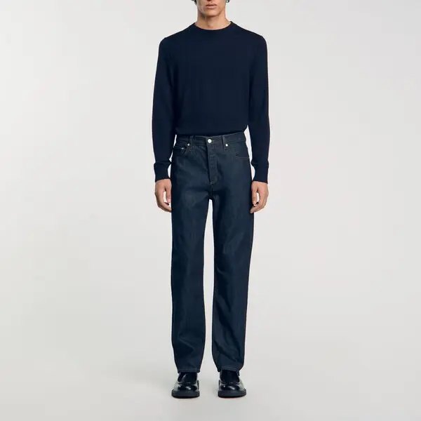 Sandro Regular-fit Raw Denim Jeans - Raw-denim