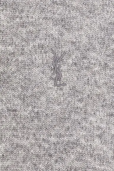 Saint Laurent Crewneck Cashmere Sweater - Gris Chine