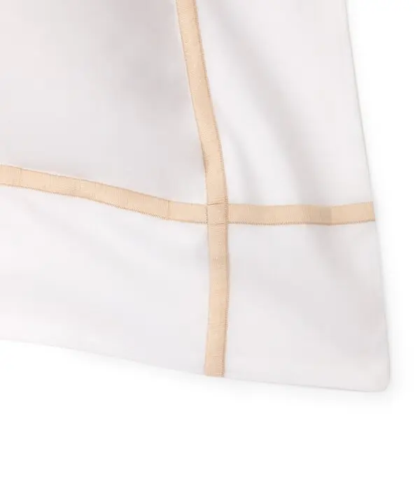YVES DELORME Athena King Oxford Pillowcase - Beige