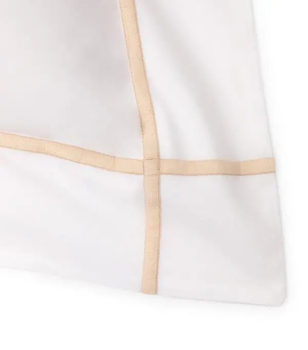 YVES DELORME Athena Oxford Pillowcase - Beige